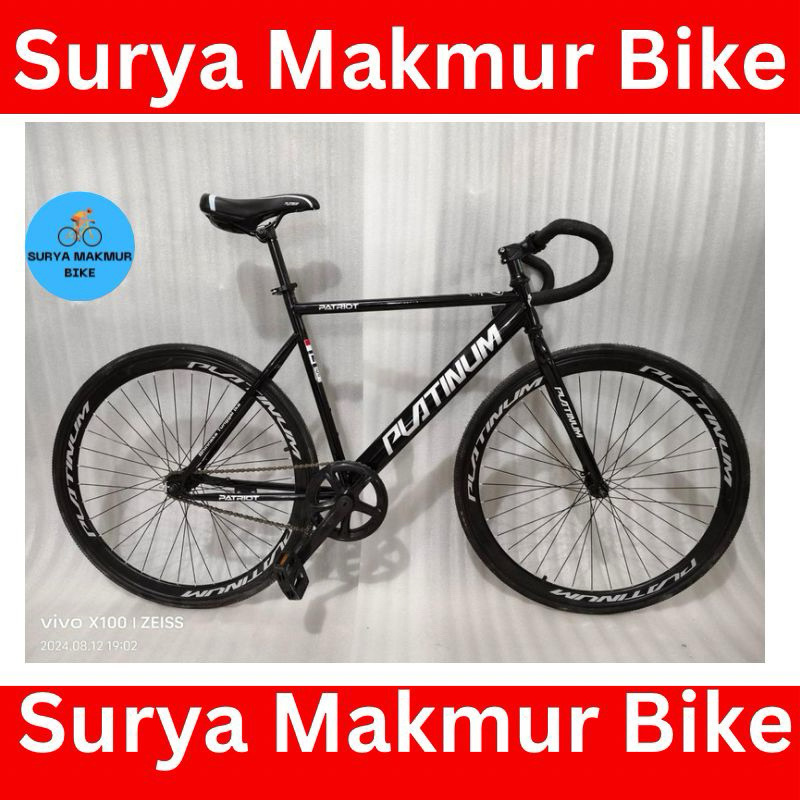 Jual sepeda balap fixie PATRIOT ban 700c gir tengah sudah bearing dan ...
