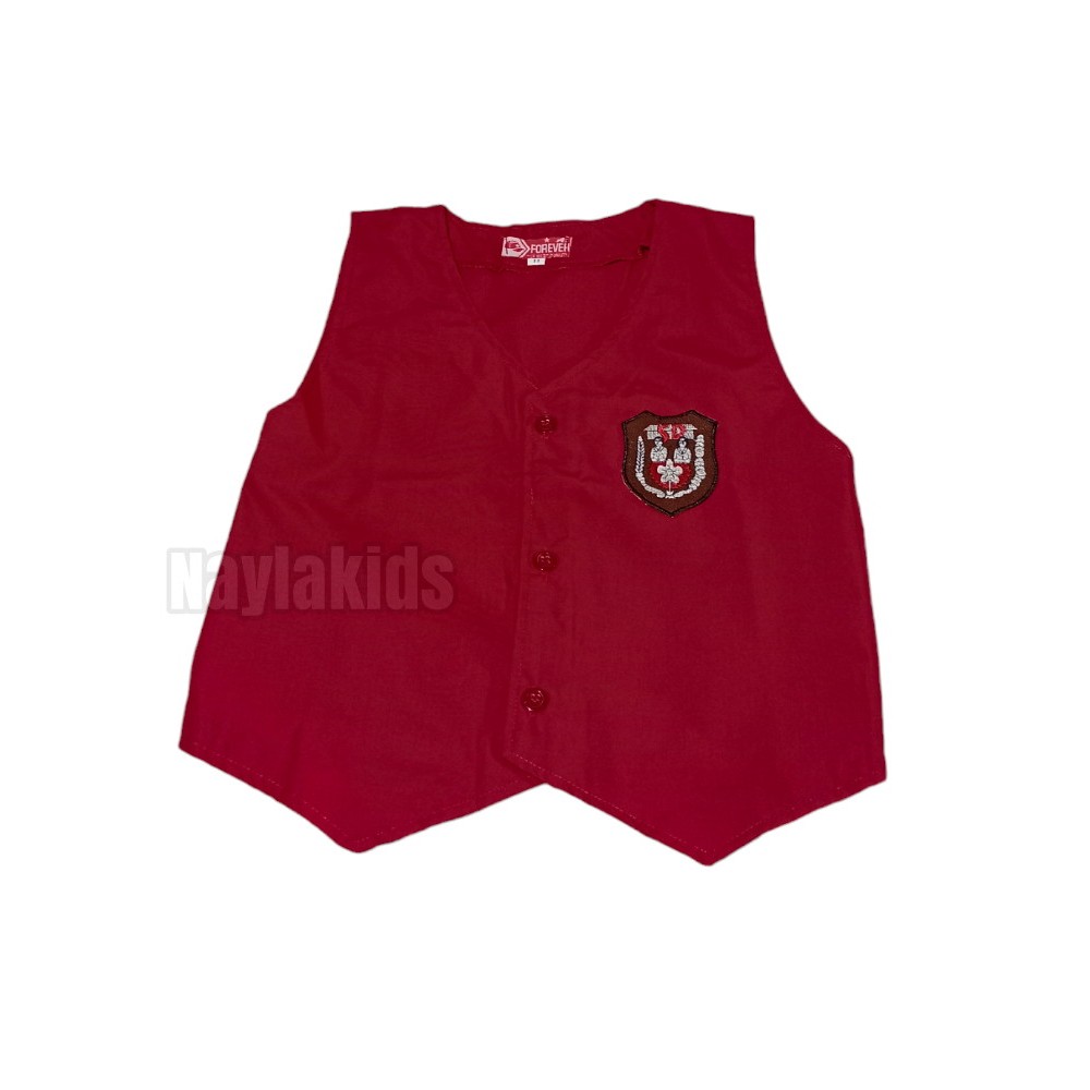 Jual rompi merah sd seragam sekolah sd baju rompi sekolah sd | Shopee ...