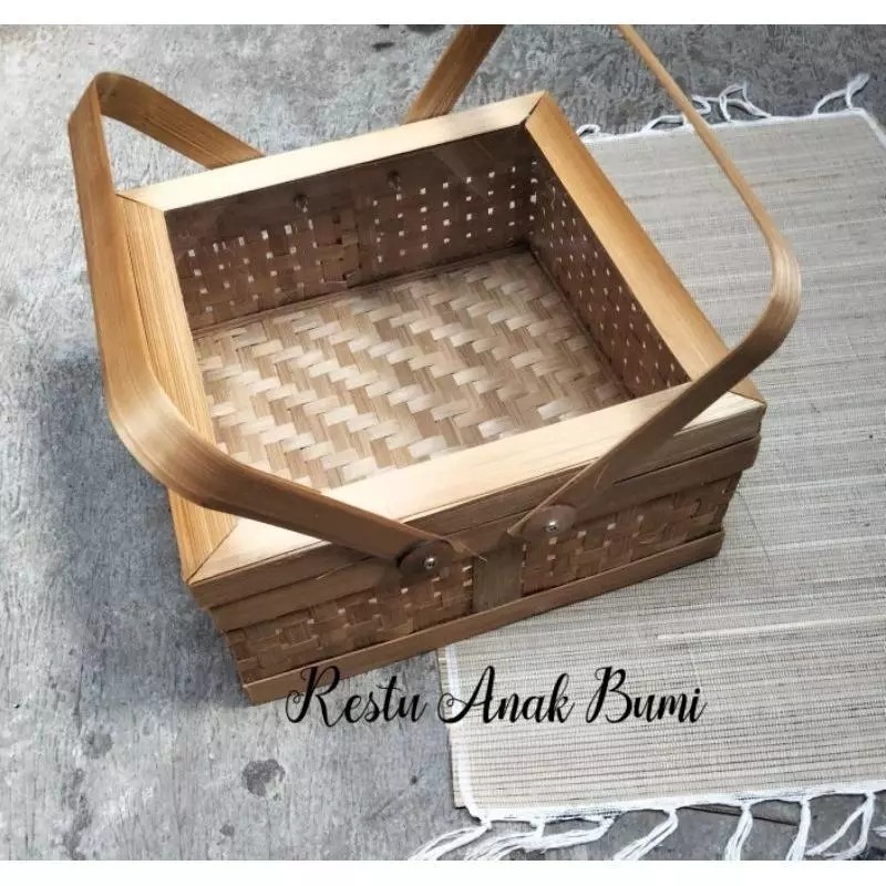 Jual Rantang asap Transparan 2 25x25cm 30x30cm 20X20CM | Hampers ...