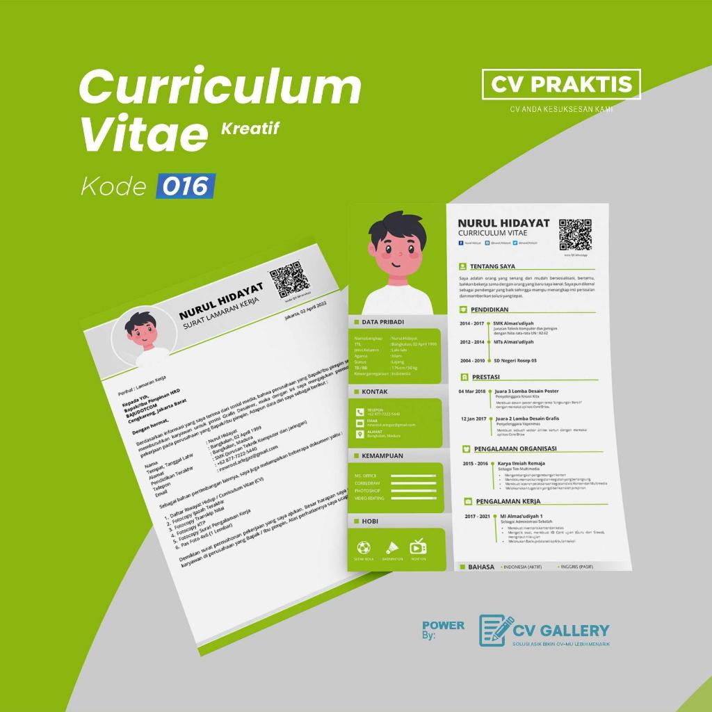 Jual DESAIN 016 | CV KREATIF | CURRICULUM VITAE | RESUME | CV PROFESIONAL | DAFTAR RIWAYAT HIDUP ...