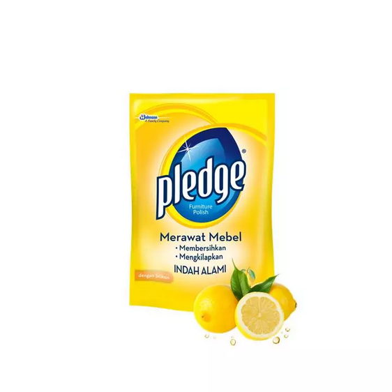 Jual Pledge Liquid Pouch 410 ml Lemon Pembersih Furniture | Furniture ...