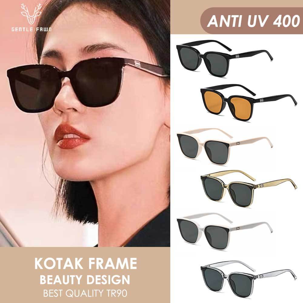 Jual Gentle Fawn Kacamata Sunglasses Anti UV 400 Bentuk Kotak Bahan TR90 Nyaman Anti Silau ...