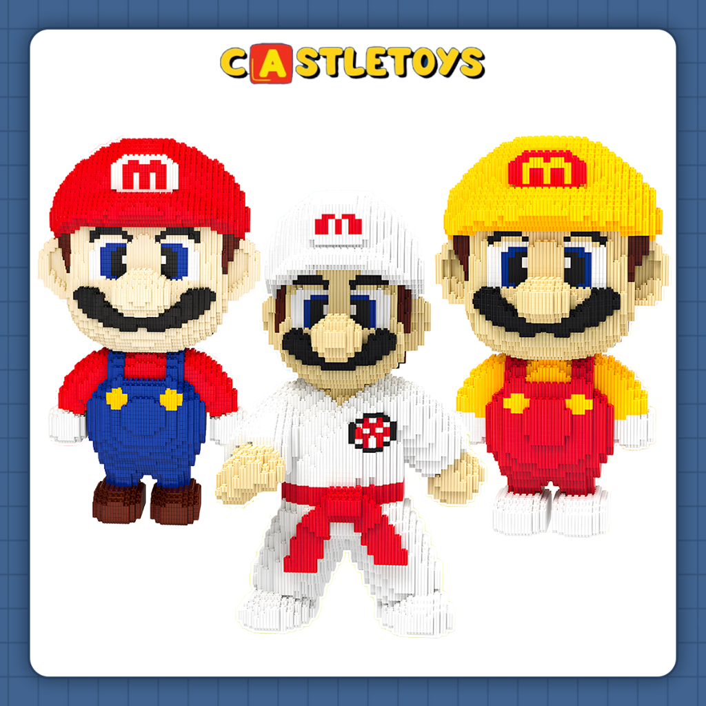 Jual Mainan Nano Blocks SUPER MARIO BROS Medium 3D Model, Mainan Blok ...