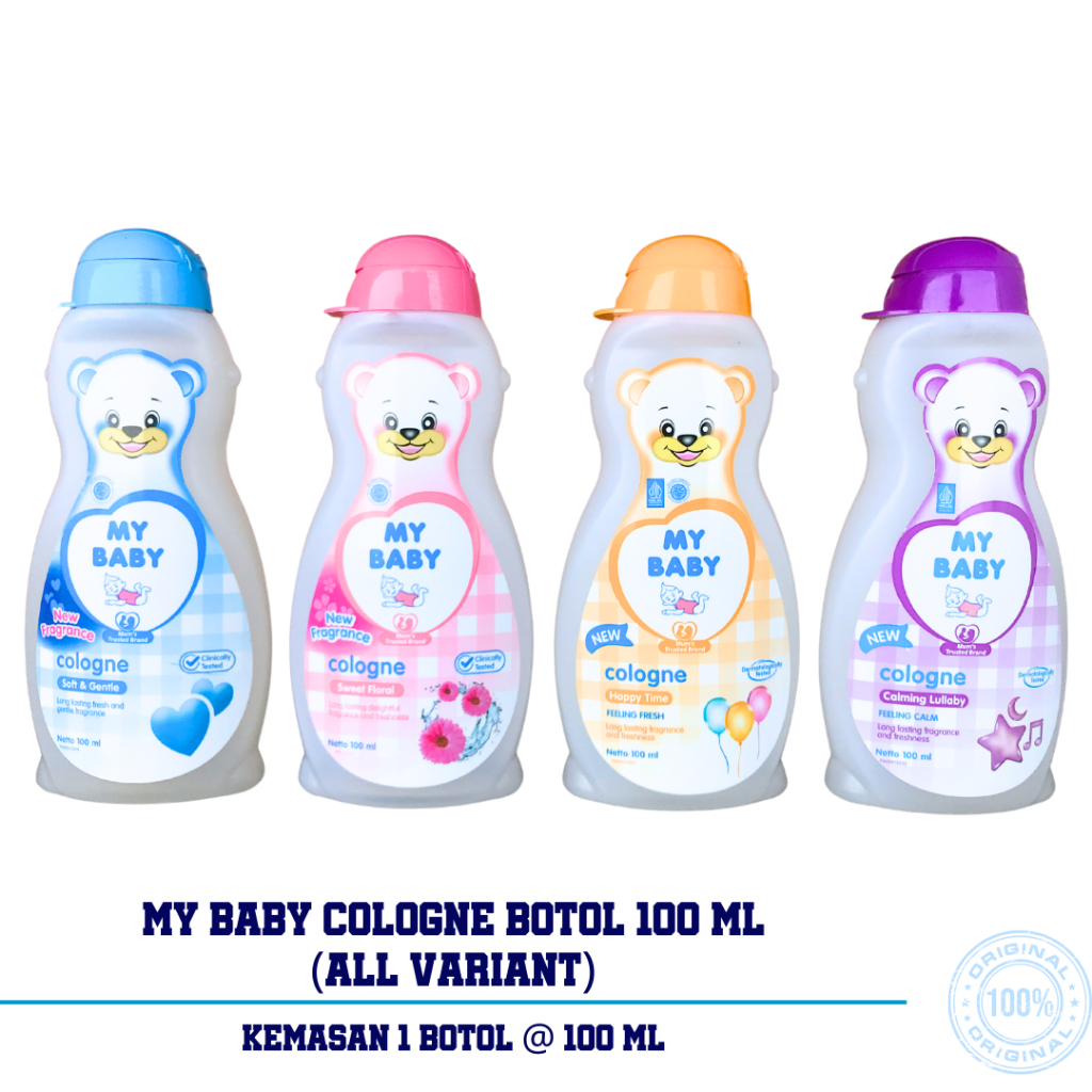 Jual MY BABY COLOGNE BOTOL UKURAN 100 ML ALL VARIANT | Shopee Indonesia