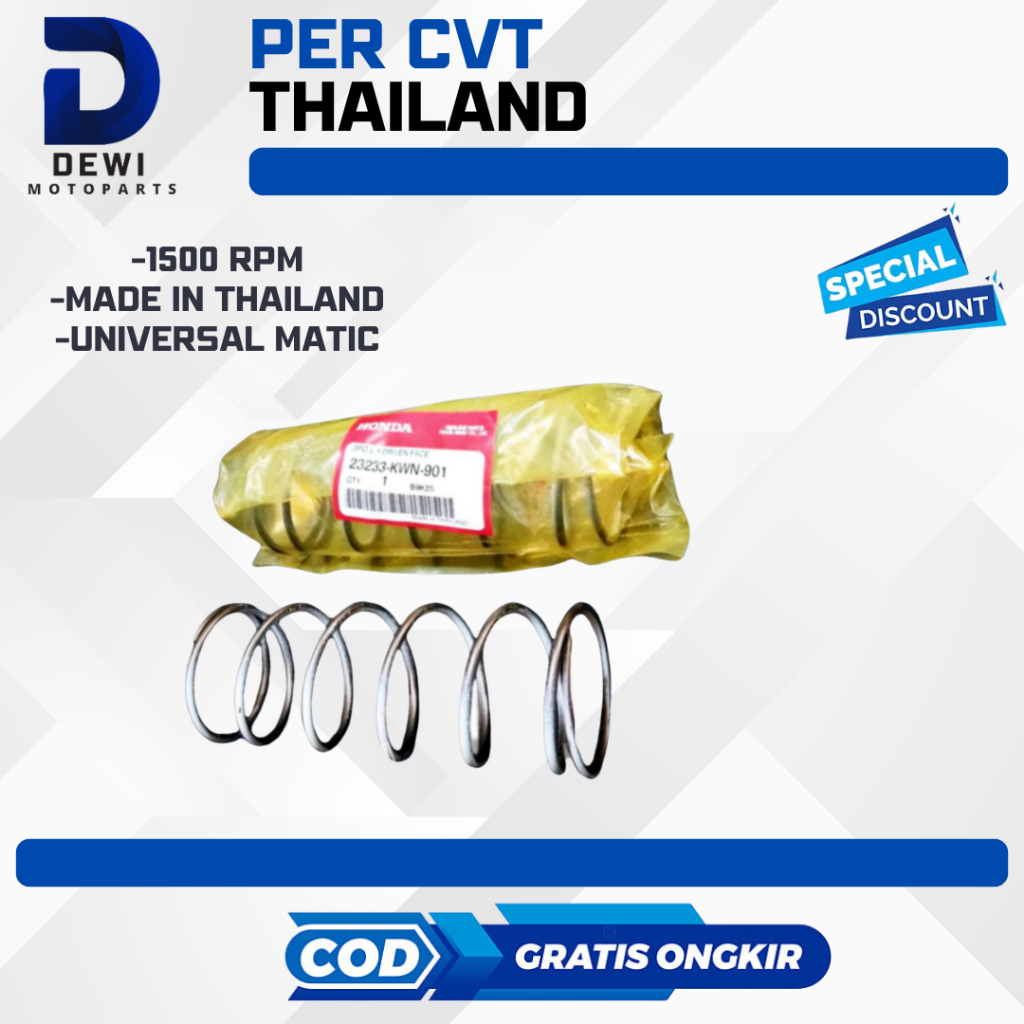 Jual PER CVT PCX THAILAND 1500 RPM PER PEGAS CVT UNIVERSAL ALL MOTOR ...