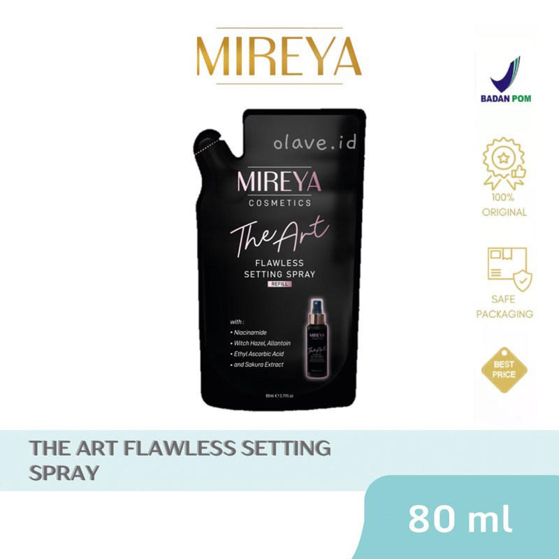 Jual Refill Mireya The Art Flawless Setting Spray 80ml - Mireya Setting ...