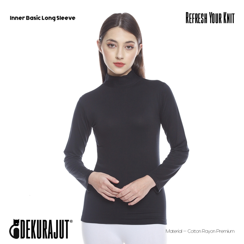Jual Idekurajut - Manset Baju Inner Basic Long Sleeve | Shopee Indonesia