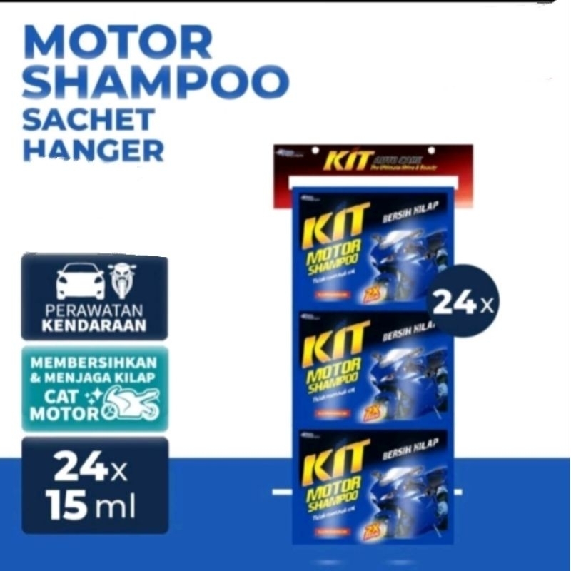 Jual Kit Motor Shampoo sachet 15 Ml × 24 Hanger Pack | Shopee Indonesia