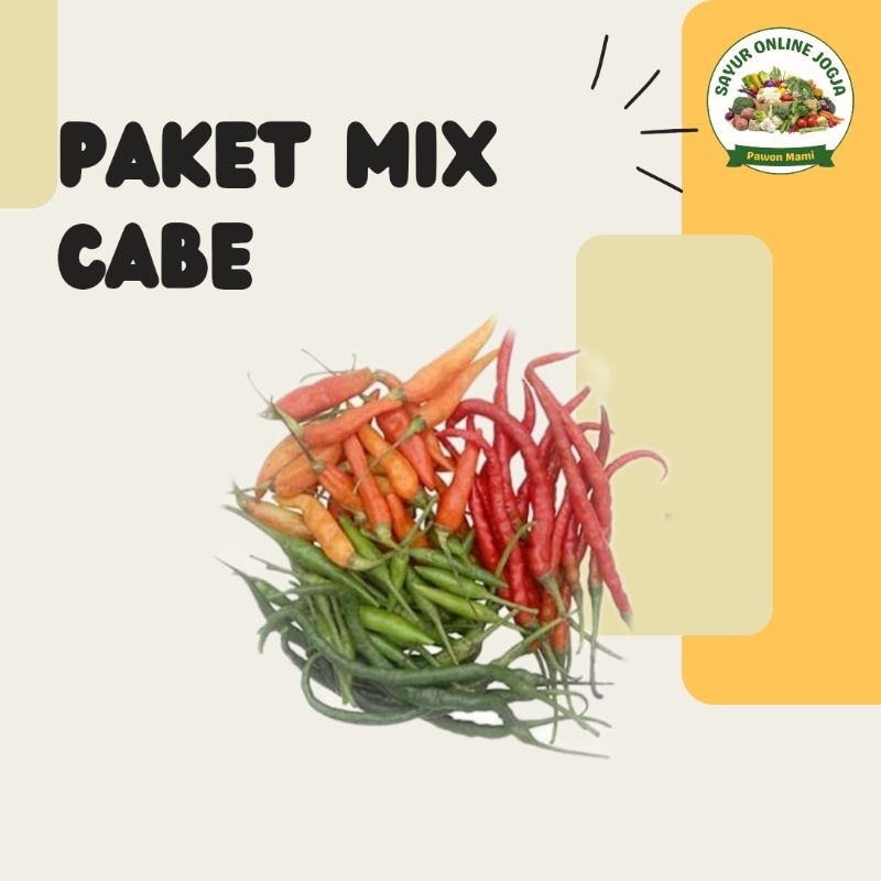 Jual Paket cabai mix komplit 100gr - PAWON MAMI SAYUR ONLINE JOGJA ...