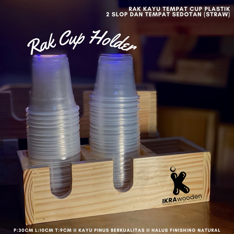 Jual Rak Cup Holder 3 slot 10-22 oz) | Shopee Indonesia