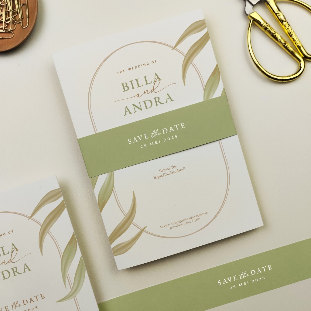 Jual Undangan Pernikahan Cetakgrafis Unik Simple Minimalis (US.010 ...