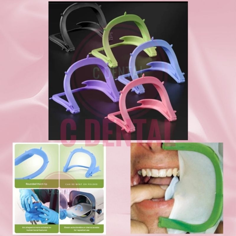 Jual Dental Rubber Dam Frame Flexible Fold Bracket Bending Articulated ...