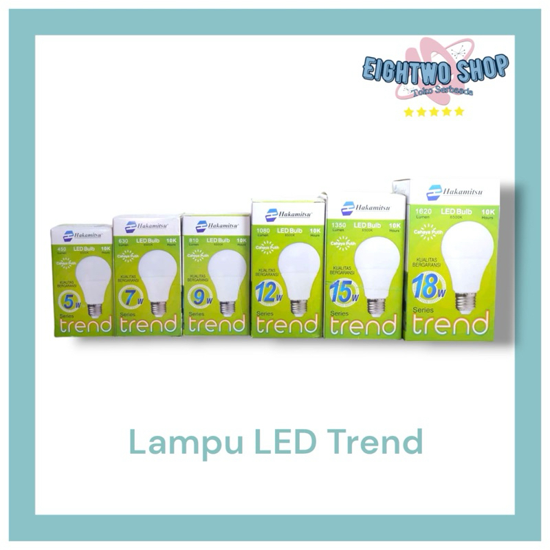 Jual Lampu LED BULB Murah Hakamitsu 5W, 7W, 9W, 12W, 15W, 18W termurah | Shopee Indonesia