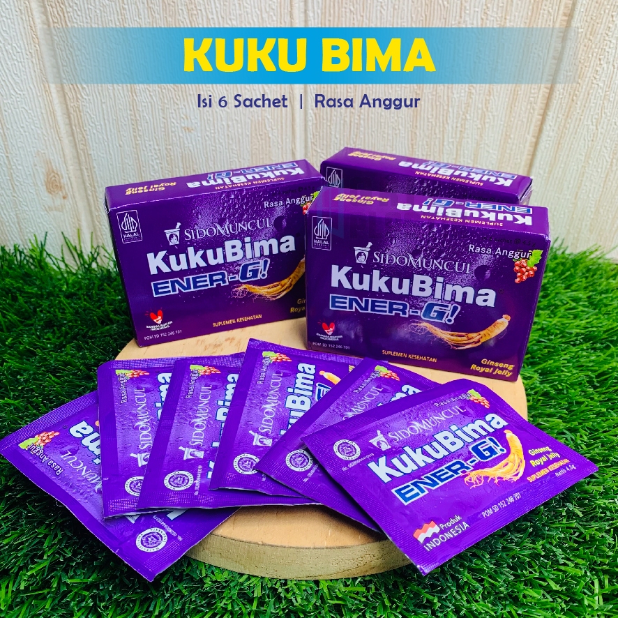 Jual [6 sachet] Kuku Bima Sachetan | Minuman Berenergi | Shopee Indonesia