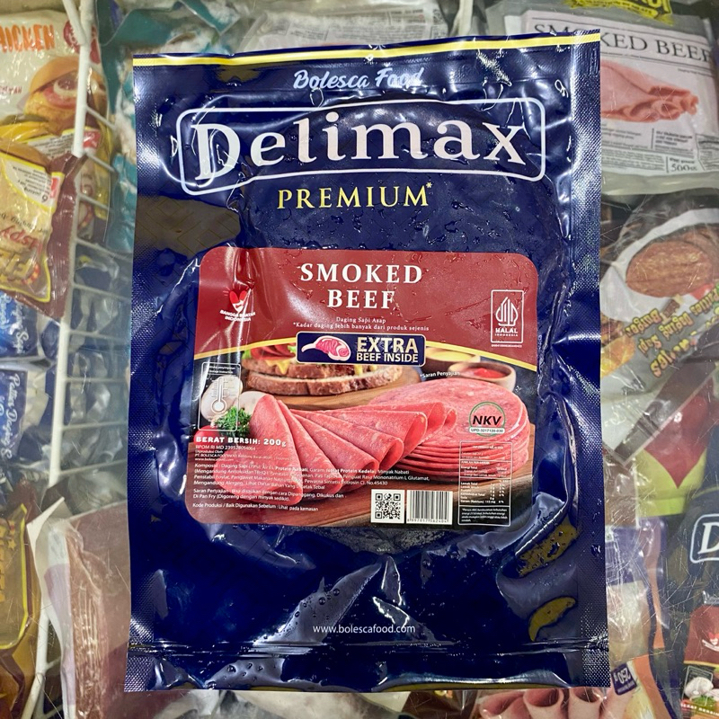 Jual Delimax Premium Smoked Beef 200gr | Shopee Indonesia