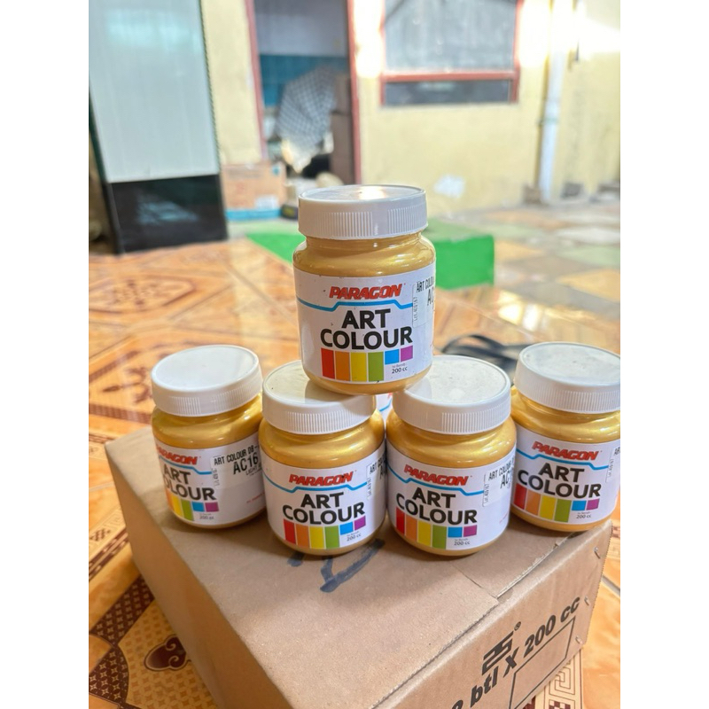 Jual CAT EMAS POSTER KAIN GABUS SPON DEKORASI KERTAS PATUNG STEROFOAM ...