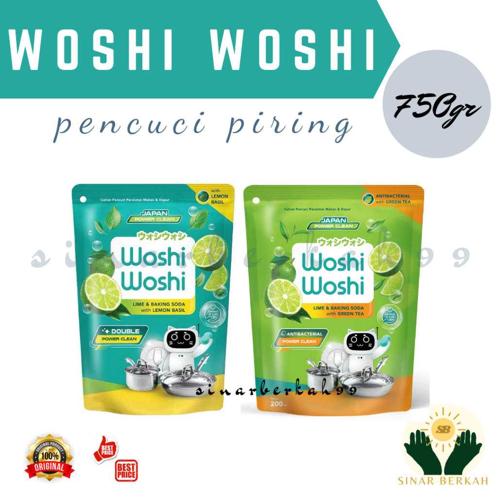 Jual Woshi Woshi Sabun Cuci Piring 600 ML | Shopee Indonesia