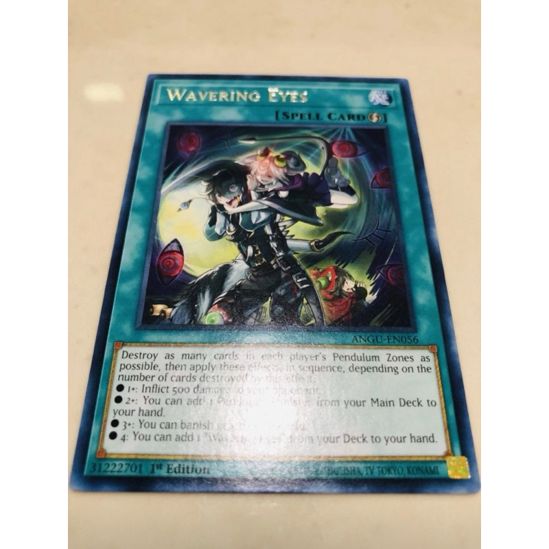 Jual kartu yugioh original wavering eyes rare | Shopee Indonesia