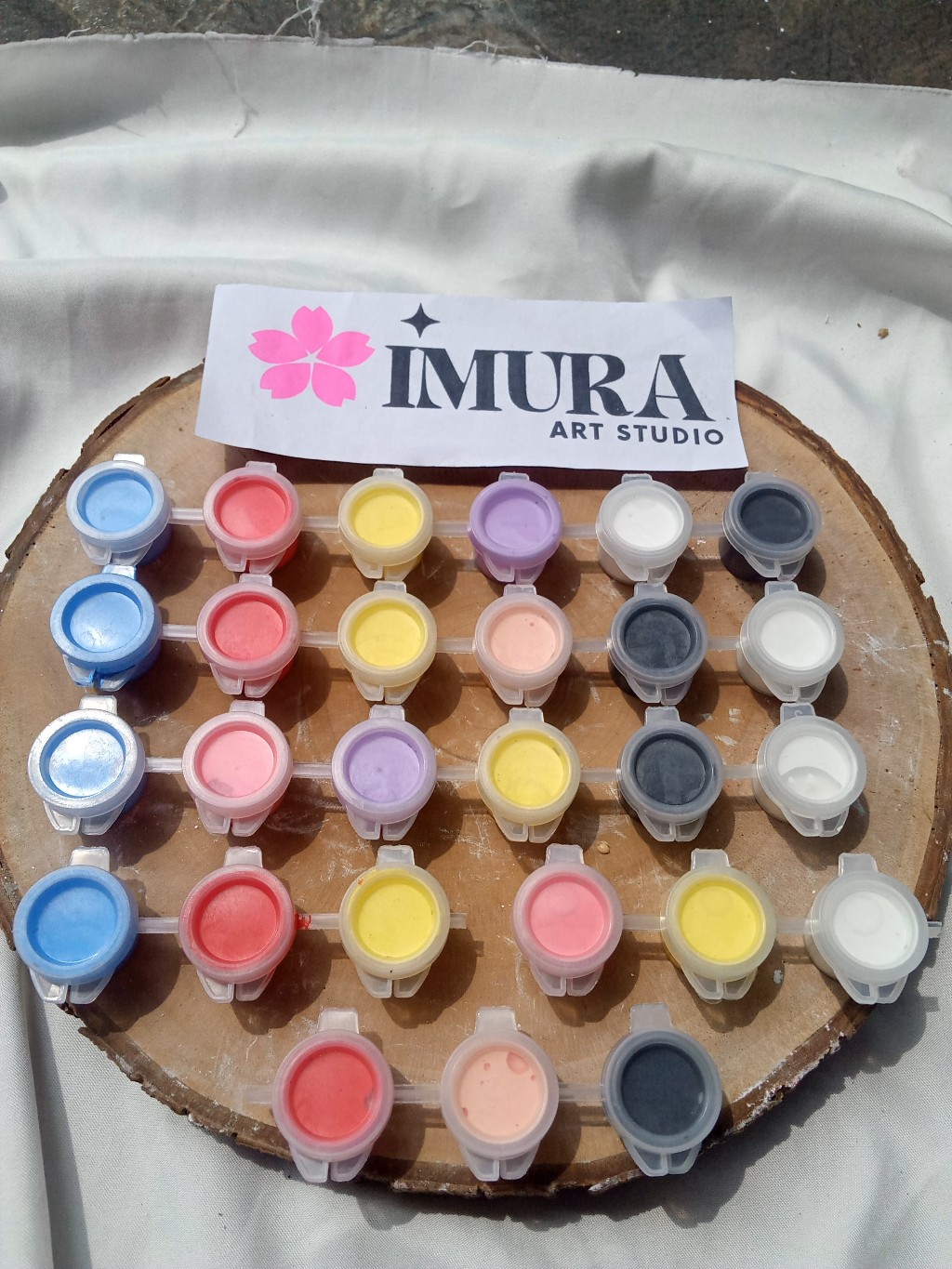 Jual Cat Lukis / Akrilik /Acrylic Paint Set 3 / 6 / 12 Warna / Colours x 3ML IMURA ART STUDIO ...