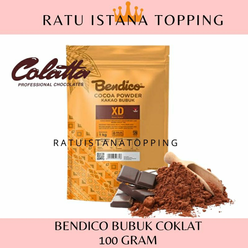 Jual BENDICO COKLAT BUBUK 100 GRAM REPACK COCOA POWDER KAKAO BUBUK ...