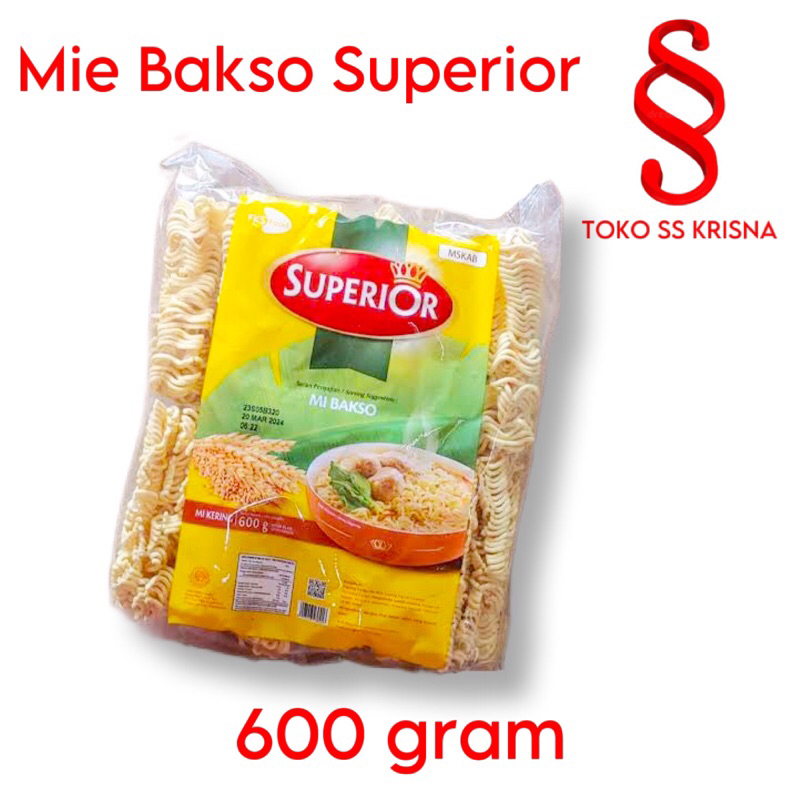 Jual MIE BAKSO SUPERIOR 600gr | Shopee Indonesia