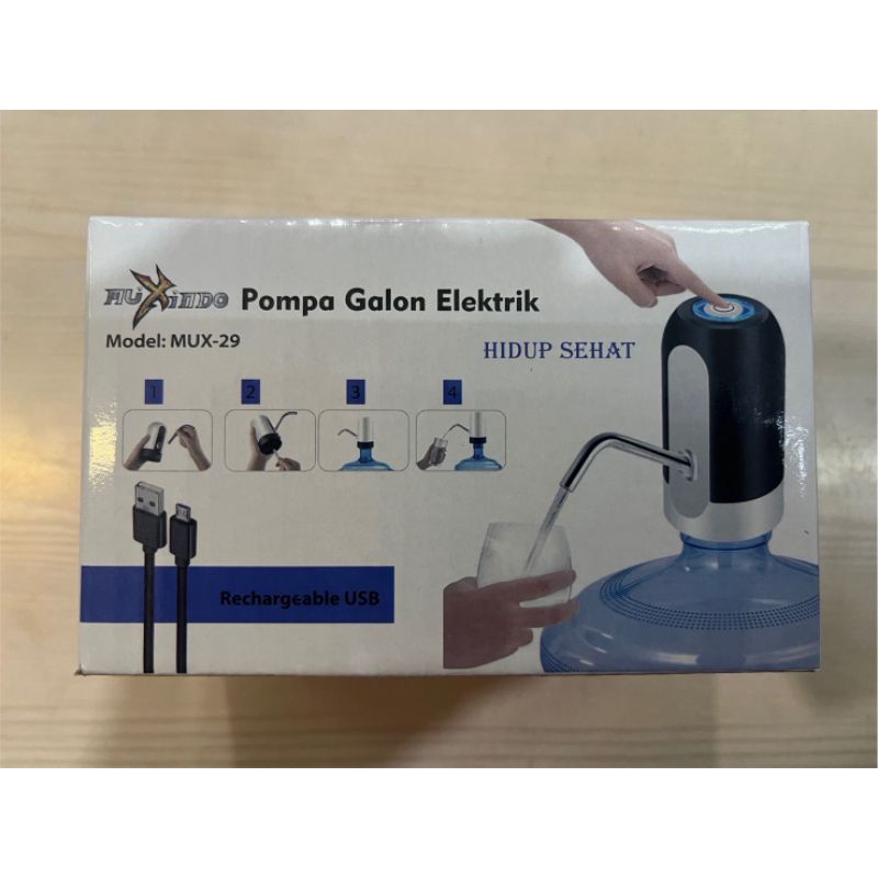 Jual Pompa air elektrik / Pompa galon otomatis / Dispenser air minum galon | Shopee Indonesia