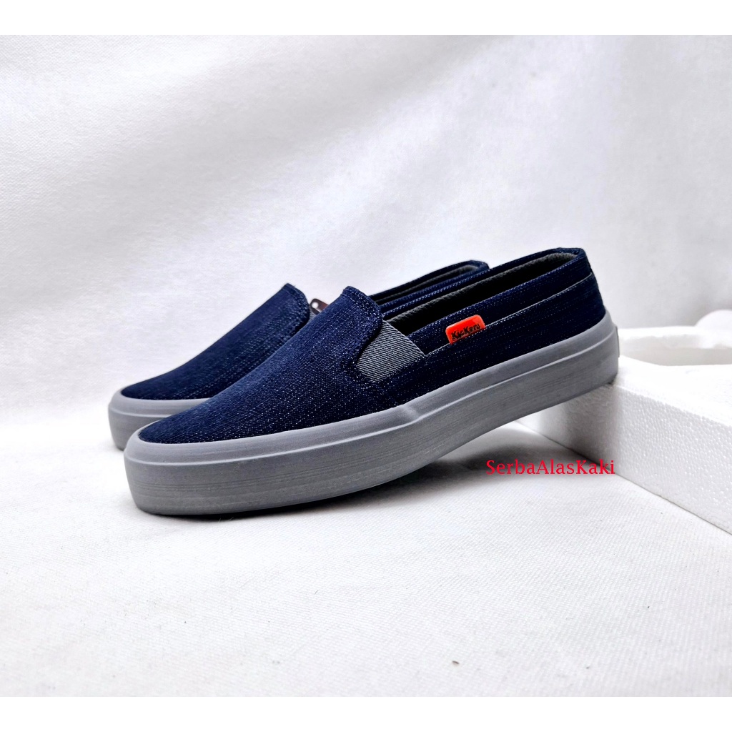 Jual Sepatu Pria dan Wanita Terbaru Slip On KC017/Sepatu Slip On Kanvas ...