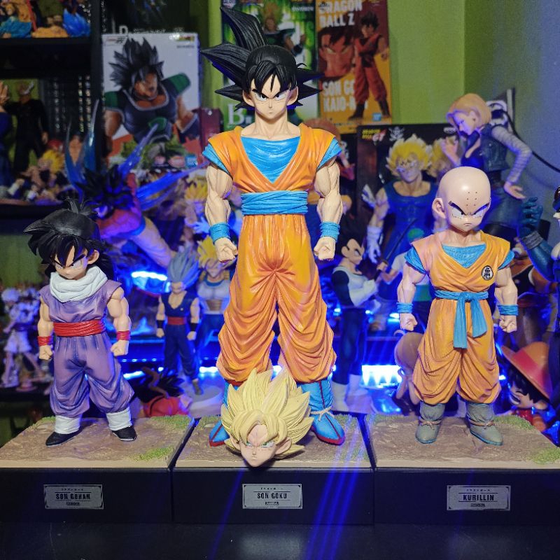 Jual Action Figure Dragon Ball Son Goku Gohan kurilin Infinity Studio ...