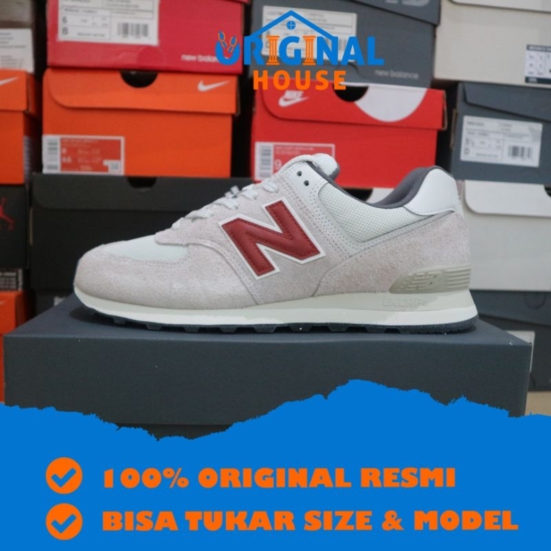Jual Sepatu Sneakers New Balance 574 U574SOR Original RESMI | Shopee ...
