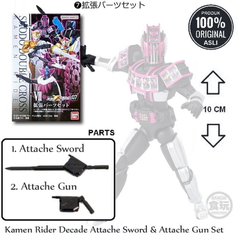 Jual Expansion Part Shodo XX.7 - Kamen Rider Decade (Decade Weapon set ...