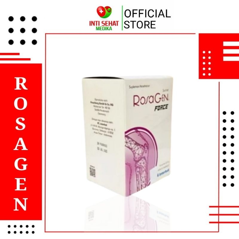 Jual Rosagen - suplemen kesehatan tulang dan sendi (1 box isi 15 sachet ...