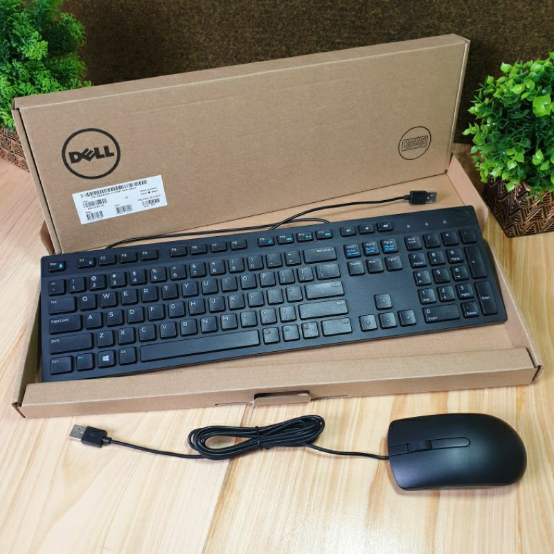 Jual Keyboard Mouse DELL USB KB216 | NEW | Shopee Indonesia