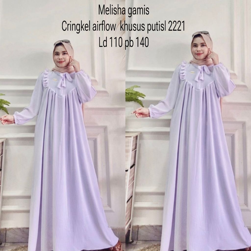 Jual SL 2221 (isi 2) ASYA Gamis Cringkel Airflow Lebar Mayung Premium ...