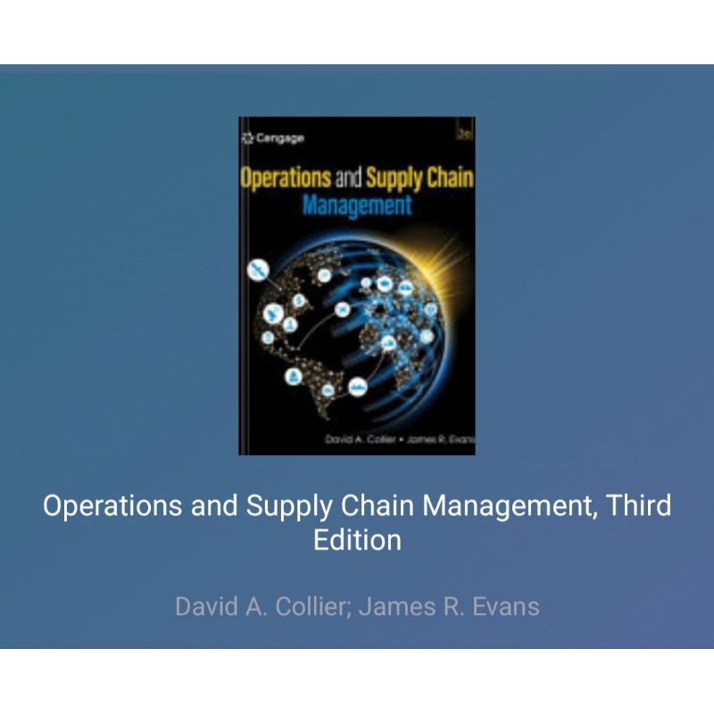 Jual Operations and Supply Chain Management, Third Edition Tahun 2023 ...