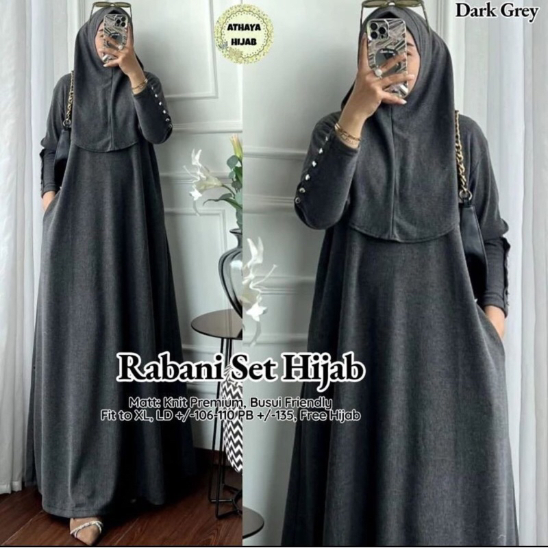 Jual Rabani Set Hijab (Onset Dress + Hijab) | Shopee Indonesia