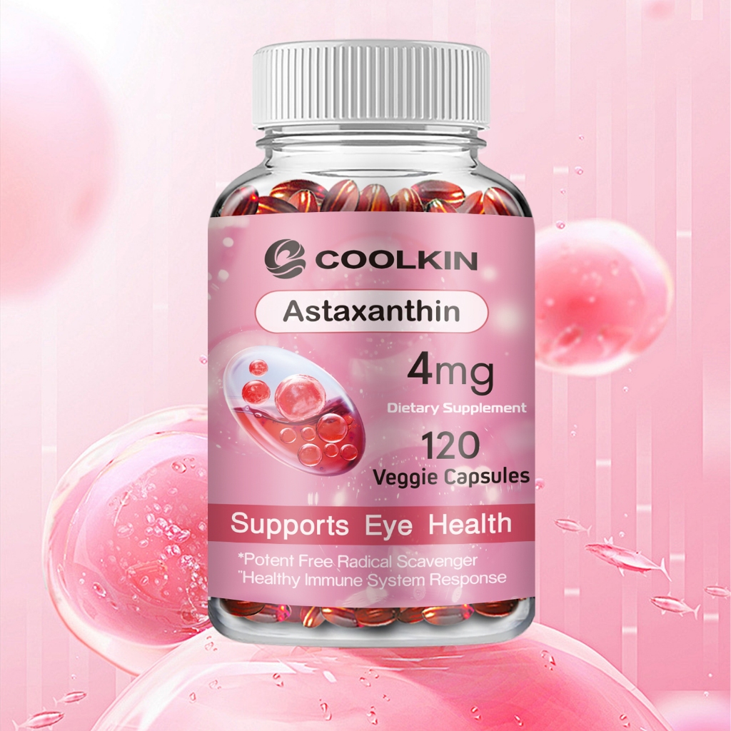 Jual Suplemen, Astaxanthin 4 mg, Mendukung Kesehatan Mata, 30/60/120 ...