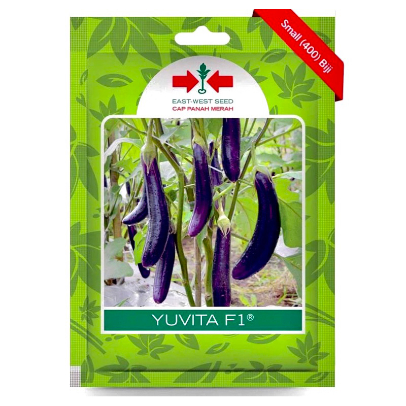 Jual Benih Terong Yuvita F1 Isi 400 Butir - Small Pouch Original Cap Panah Merah | Shopee Indonesia