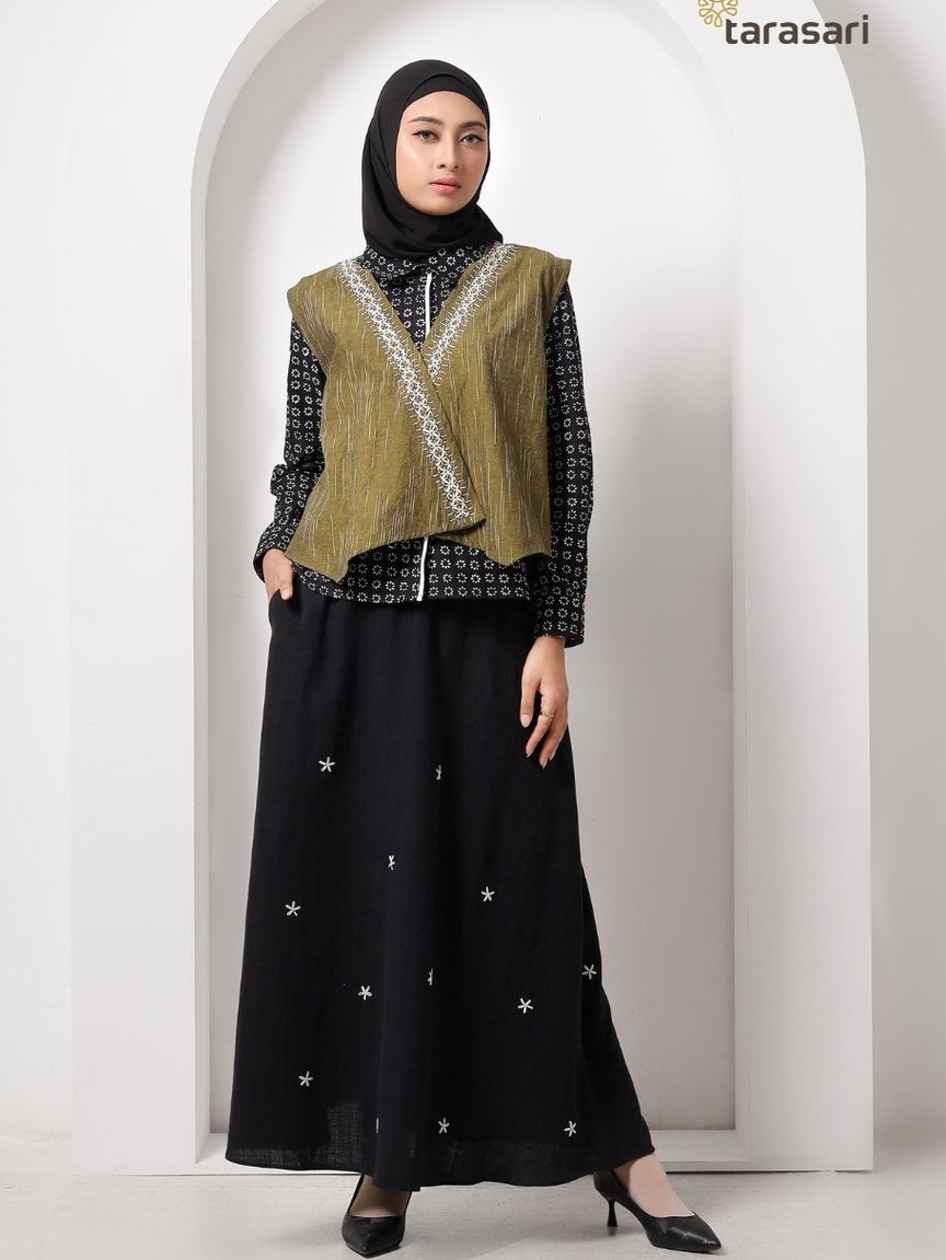 Jual TARASARI - HAYATI VEST - outer rompi tenun modern dengan handmade ...