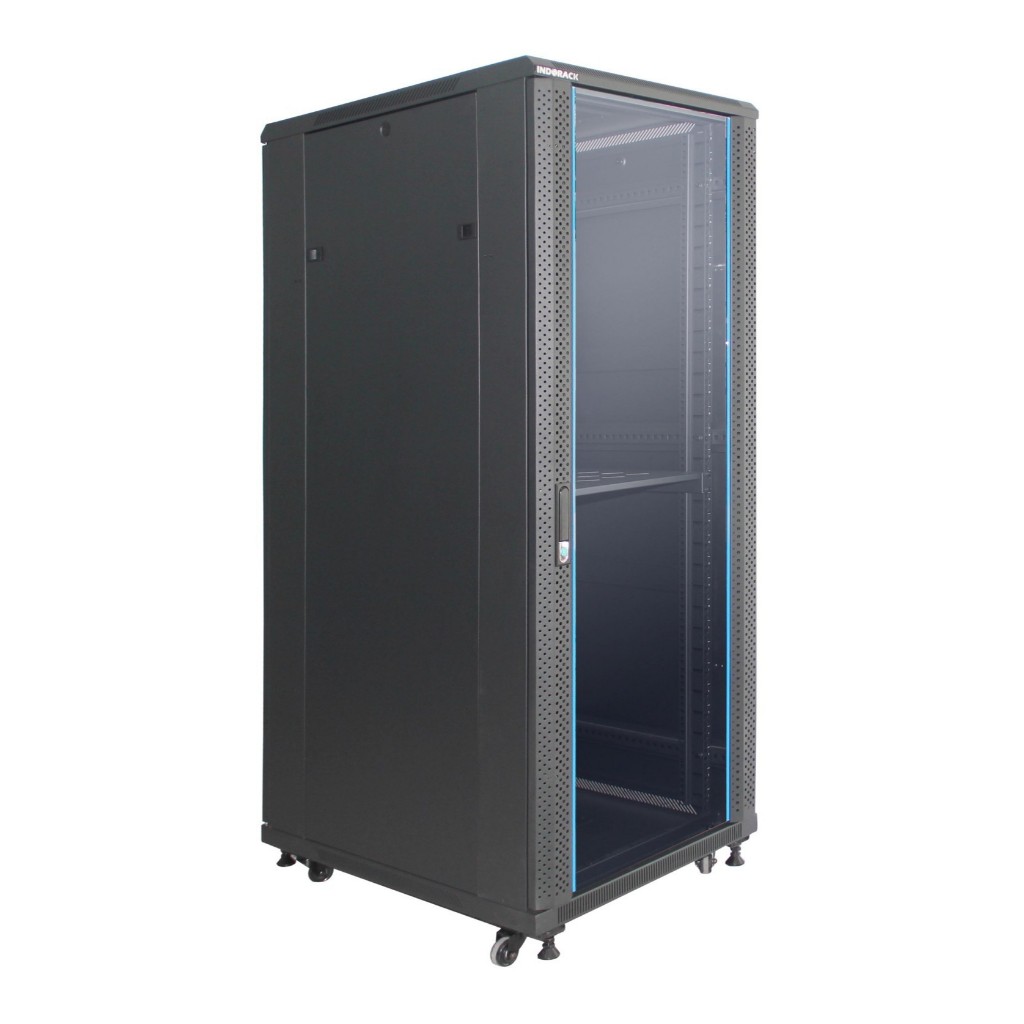 Jual INDORACK IR8032G (32U/600mm/800mm) - GLASS DOOR | Shopee Indonesia