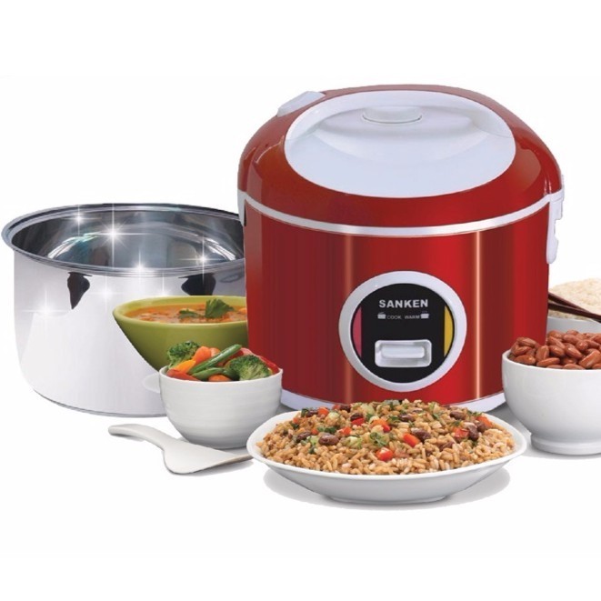 Jual Sanken Sj-200 Rice Cooker 1L Panci Stainless Steel | Shopee Indonesia