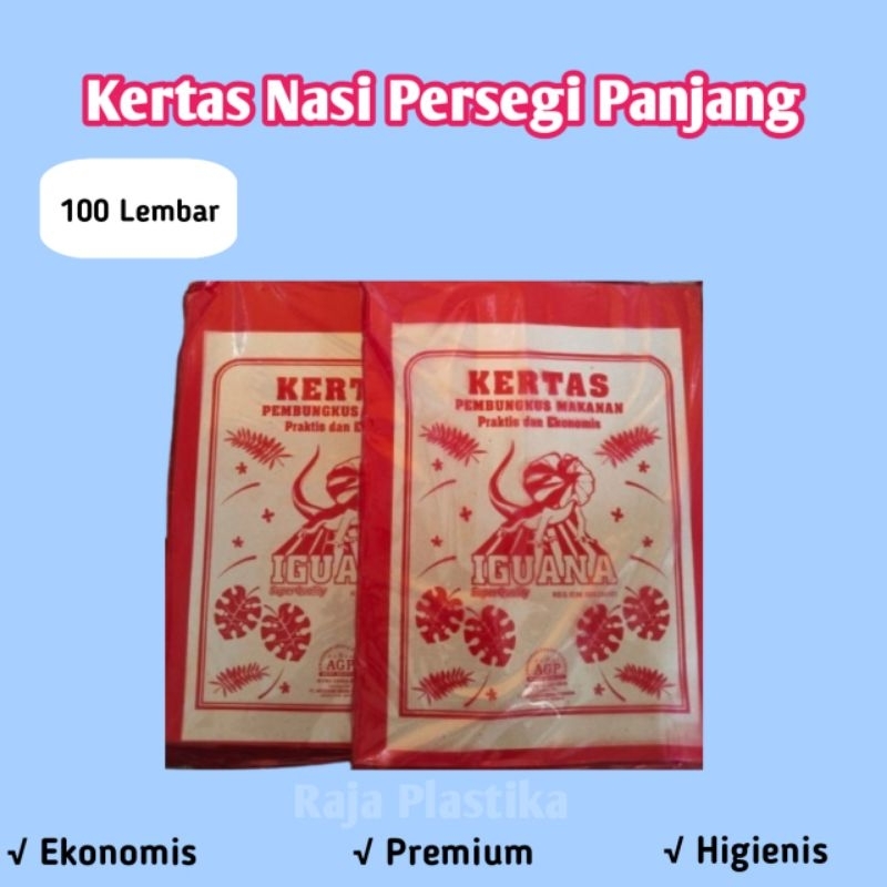 Jual kertas Nasi | Kertas Nasi warteg / Uduk 1 pack 100 lembar | Shopee ...