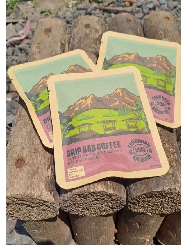 Jual Drip bag coffee Robusta sudah termasuk drip papper (1 box isi 7 ...