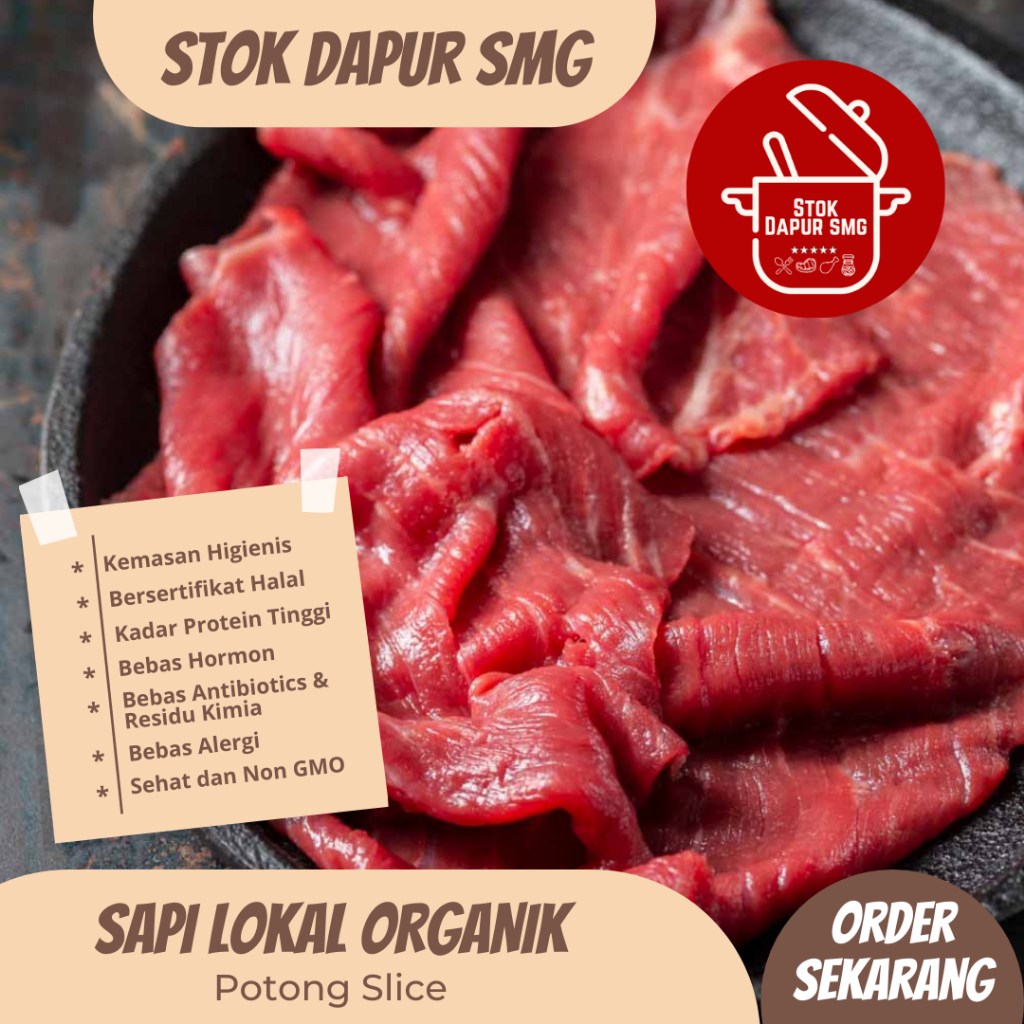Jual Wahyu Beef Daging Sapi Slice Organik Segar Beku / Fresh Frozen ...