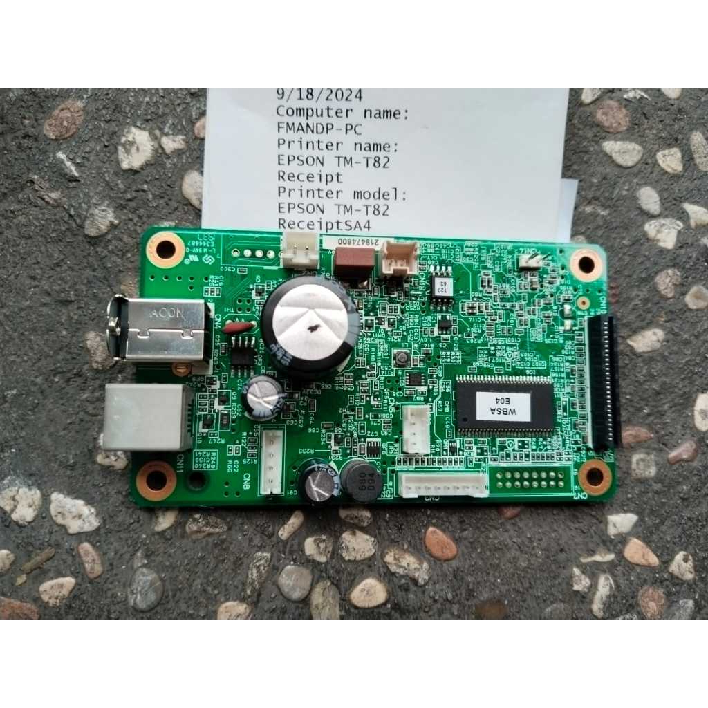 Jual Mainboard Printer Thermal Epson TM-T82 Board USB TMT 82 T82 ...