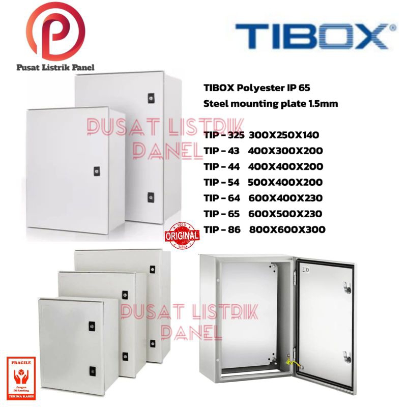 Jual BOX PANEL TIBOX 400 X 400 X 200 TIBOX POLYESTER IP 65 | Shopee ...