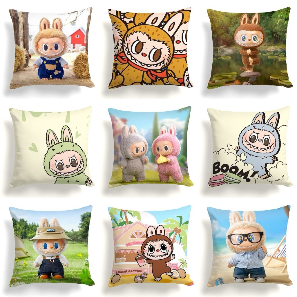Jual Bantal Sofa Print Motif Labubu 40x40 cm Cute Estetik Aesthetic ...