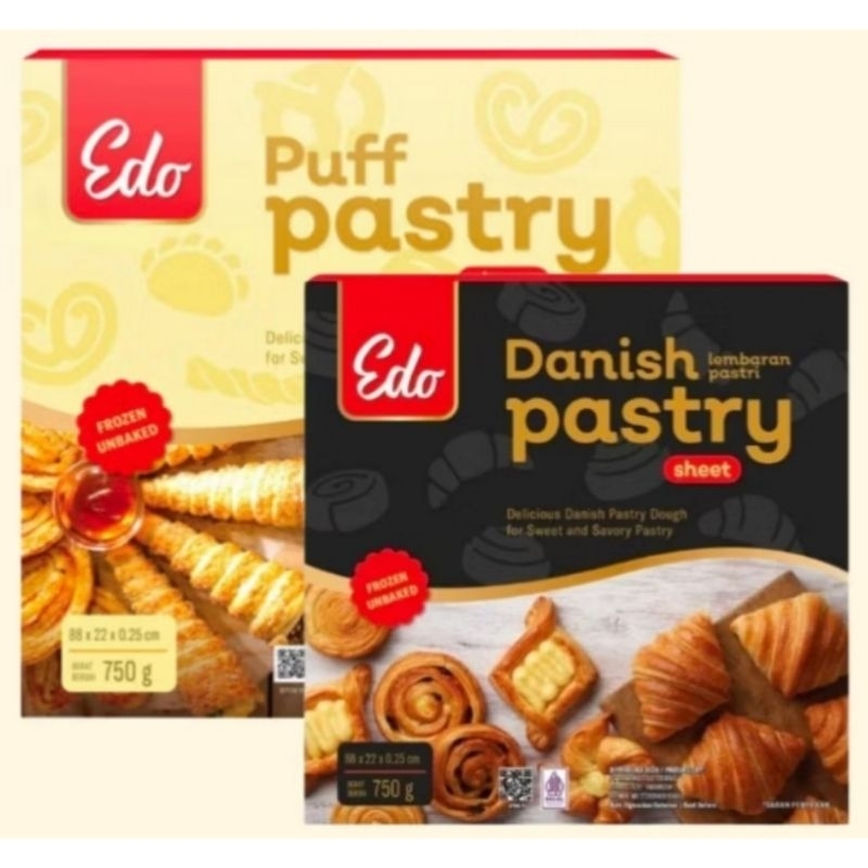 Jual Edo puff pastry sheet / edo danish pastry crombolin croissanti Ed ...