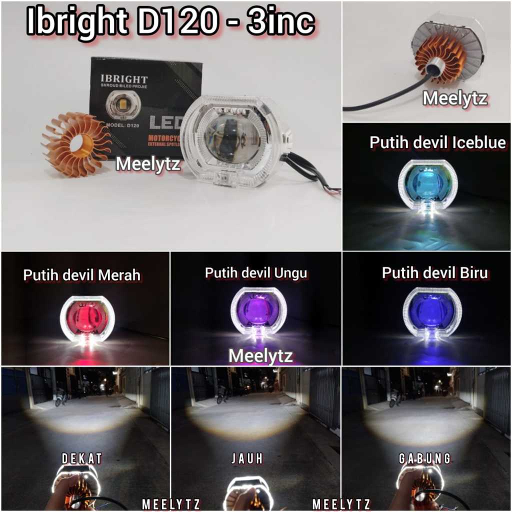 Jual IBRIGHT D120 - Projie Biled Cut Off 3inc | Shopee Indonesia