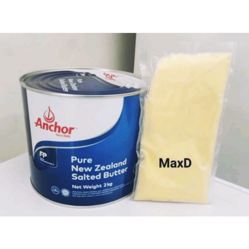 Jual Anchor Butter Pure New Zealand Salted Butter Repack 100 gr ...