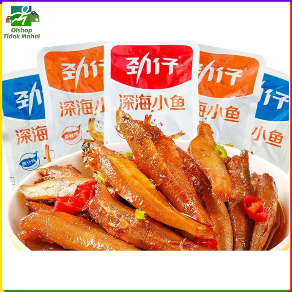 Jual [HALAL] Snack Ikan Teri Pedas dan Saus | Shopee Indonesia